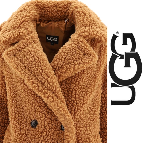 UGG | Jackets & Coats | Ugg Millard Style Gertrude Long Teddy Coatnwt ...